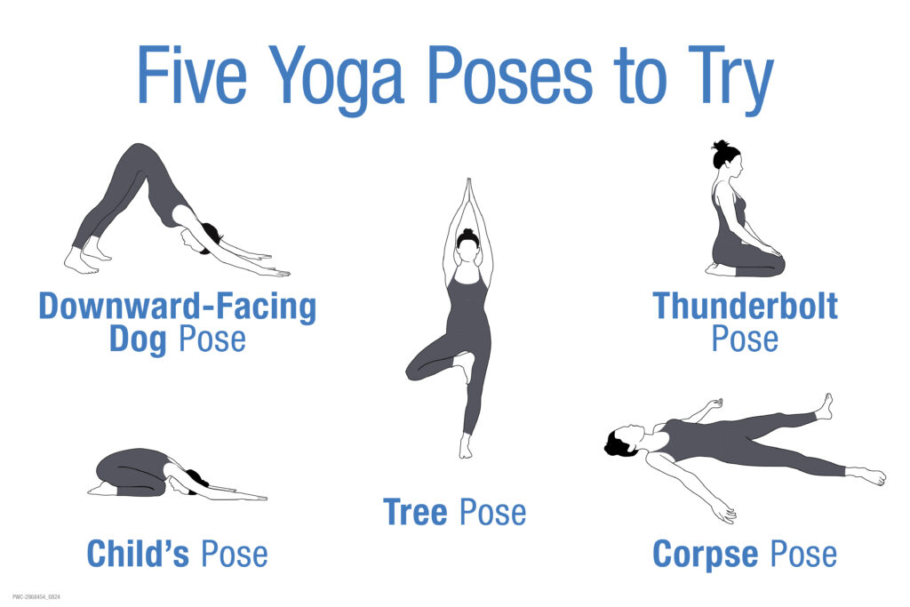 Five Yoga Poses to Try | Mount Carmel Fitness Center